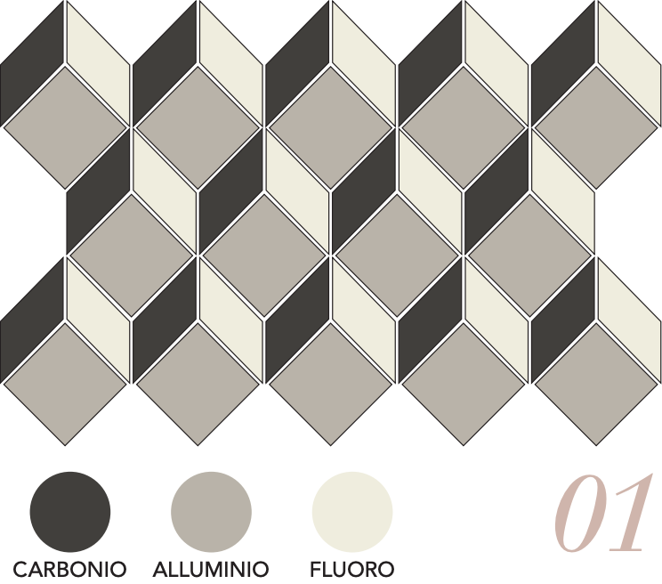 SURFACE ELEVEN-Art Deco Cubo Pattern 01