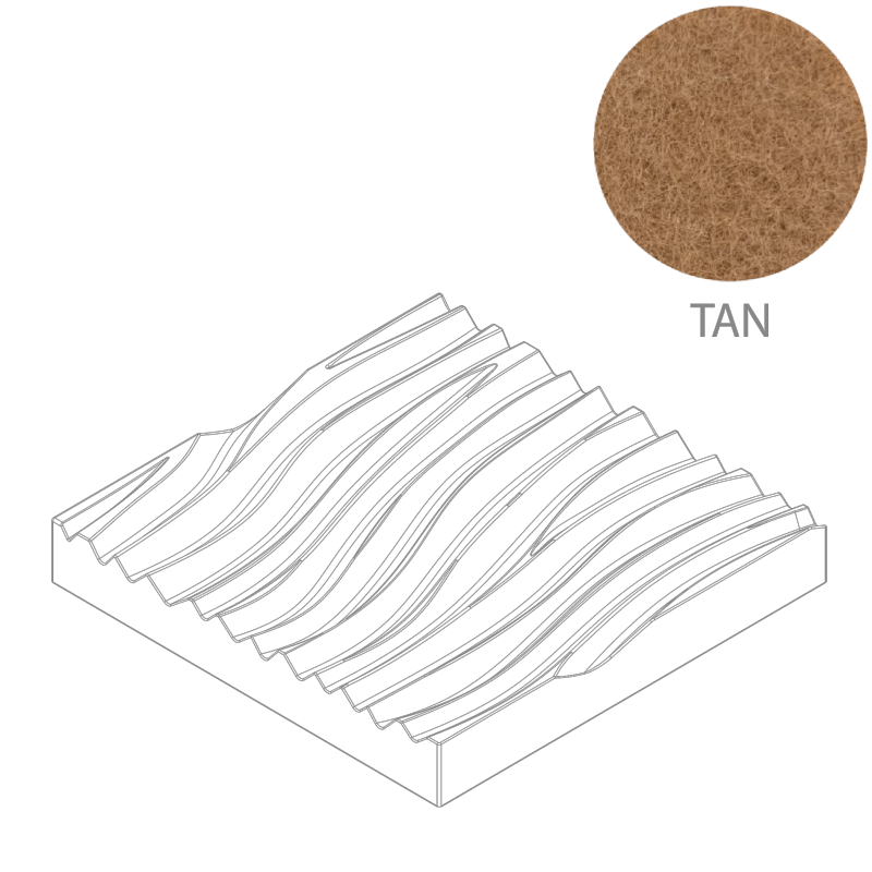 SURFACE ELEVEN-3D Wave Tan
