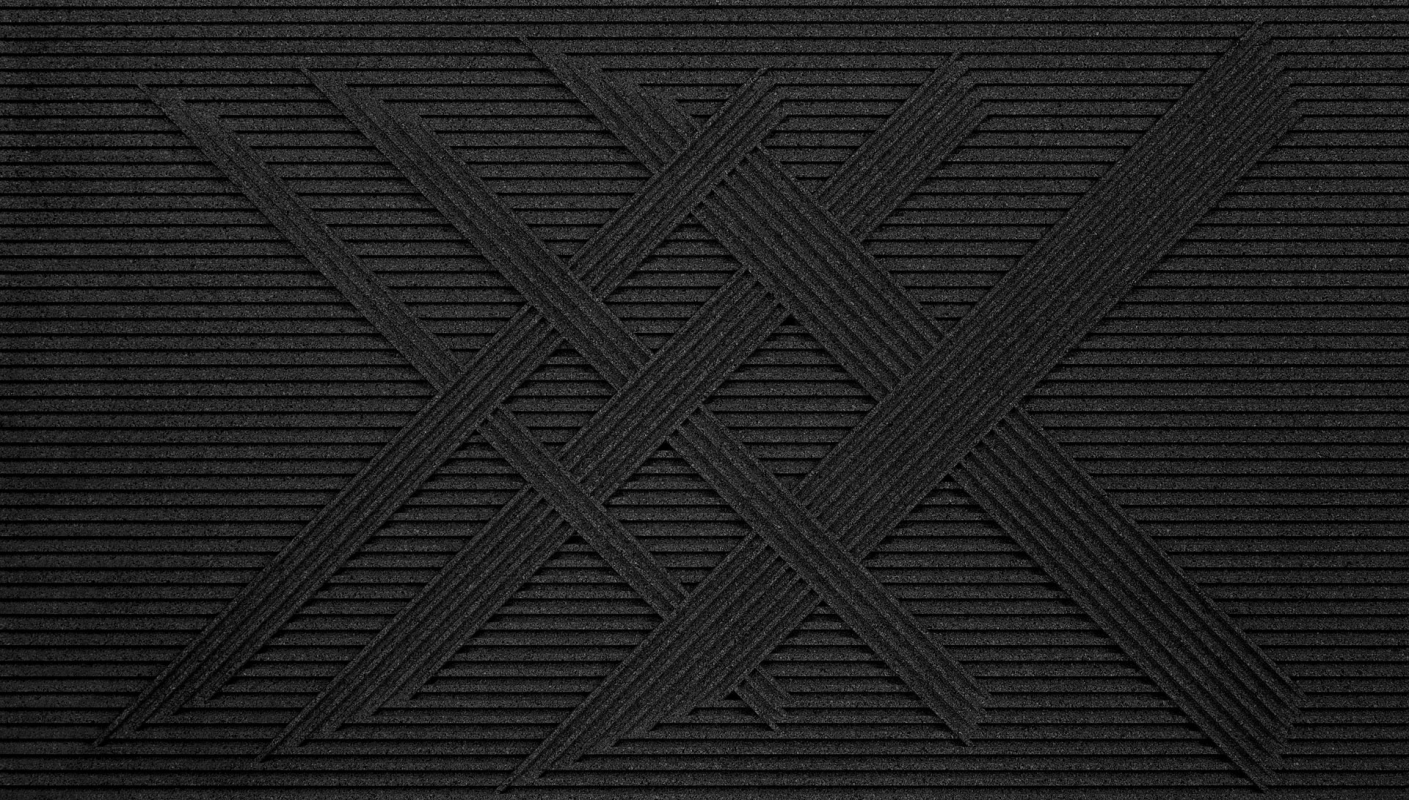 SURFACE ELEVEN-Cork Strips Cross Black